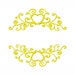 Machine Embroidery Design split monogram ornamental flourish