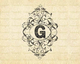 Letter g stencil | Etsy