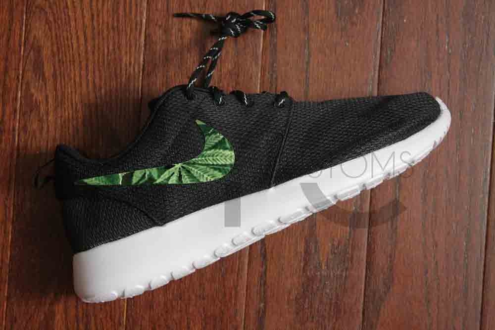 Nike Roshe One Run Cannabis Weed V3 Edition Print Custom Women