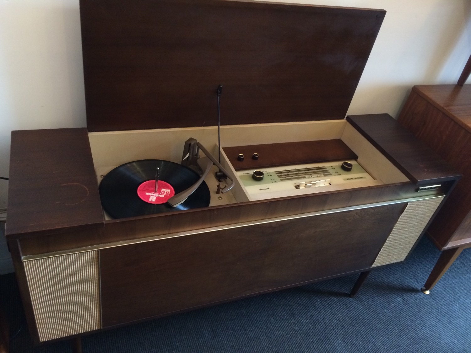 1962 EKCO vintage Stereogram SRG439. Retro/Mid century/Record Player ...