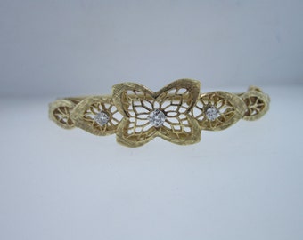 Unique gold filigree bangle related items | Etsy