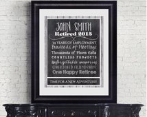 Unique retirement poster related items | Etsy