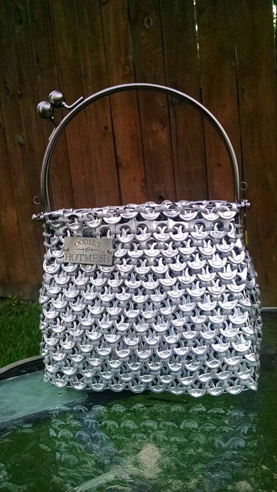 Vintage inspired purse Soda Pull Tabs Beer Tabs by OodiesHotMesh