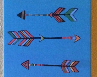 Unique arrow painting related items | Etsy