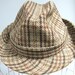Mens Trilby Hat Tweed Style Hat Wool Hat by MissieMooVintageRoom