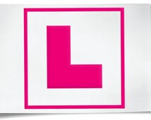 Popular items for l plate on Etsy