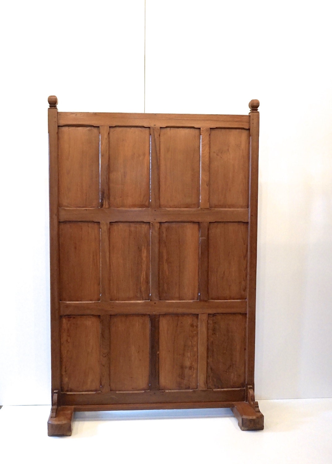 SOLD/PAIGE – Classic British Colonial Paneled Partition // Teak Room ...