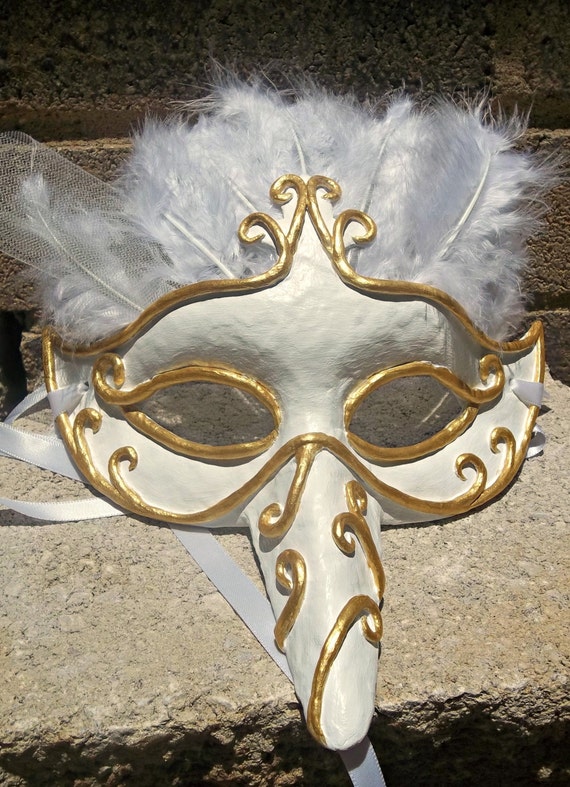 Dove Venetian Masquerade Mask Bird Mask Animal Mask Mardi