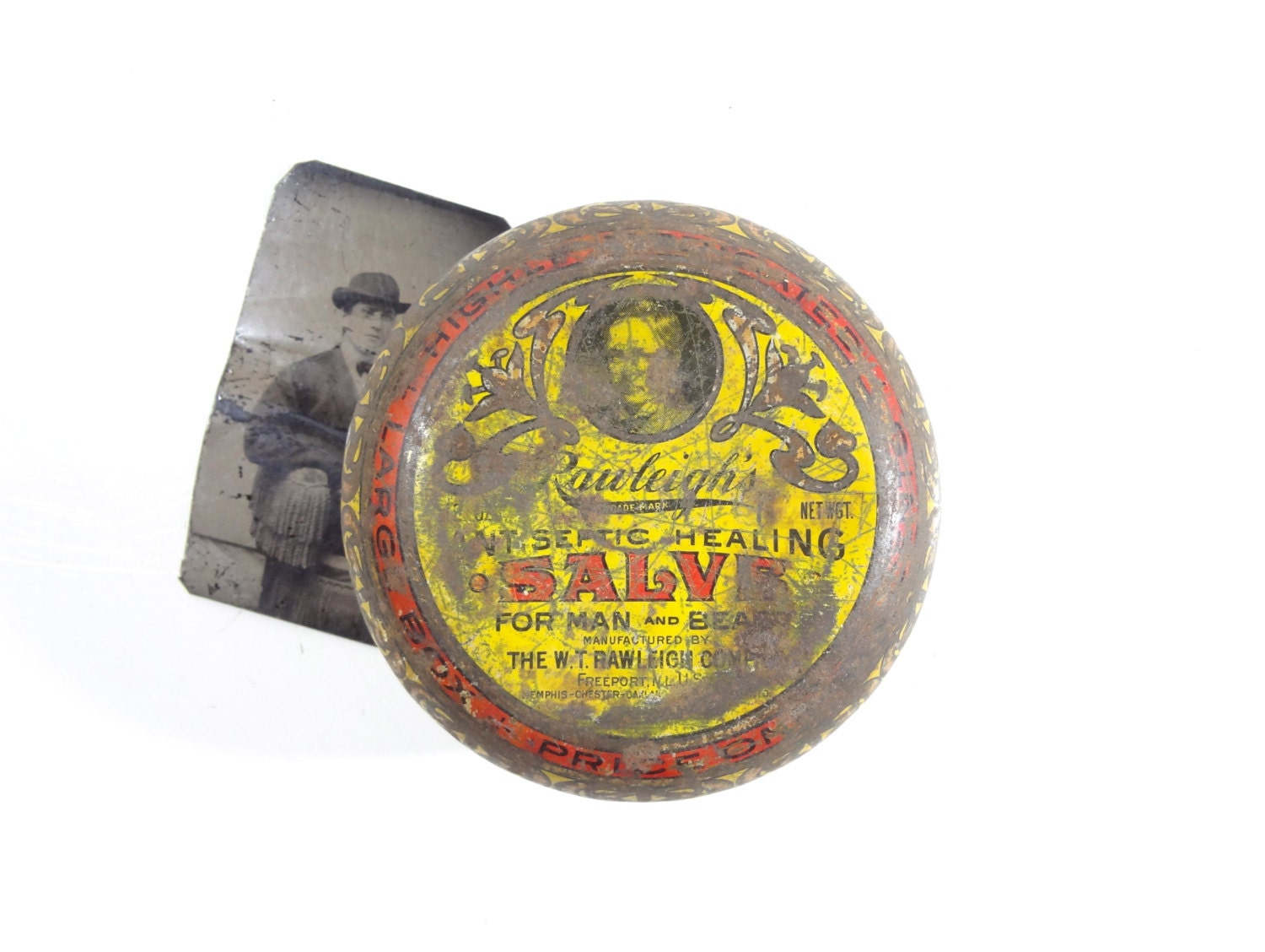 Vintage Rawleighs Healing Salve Medicine Tin Box – Haute Juice