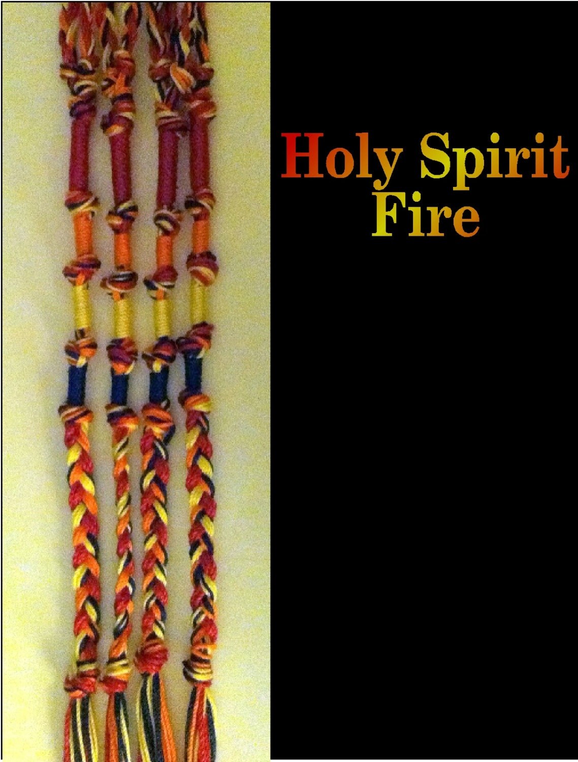 Ruach HaKodesh Holy Spirit Fire Tzitzits