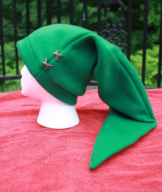 Legend of Zelda Green Cosplay Link Hat-Costume Elf Hat
