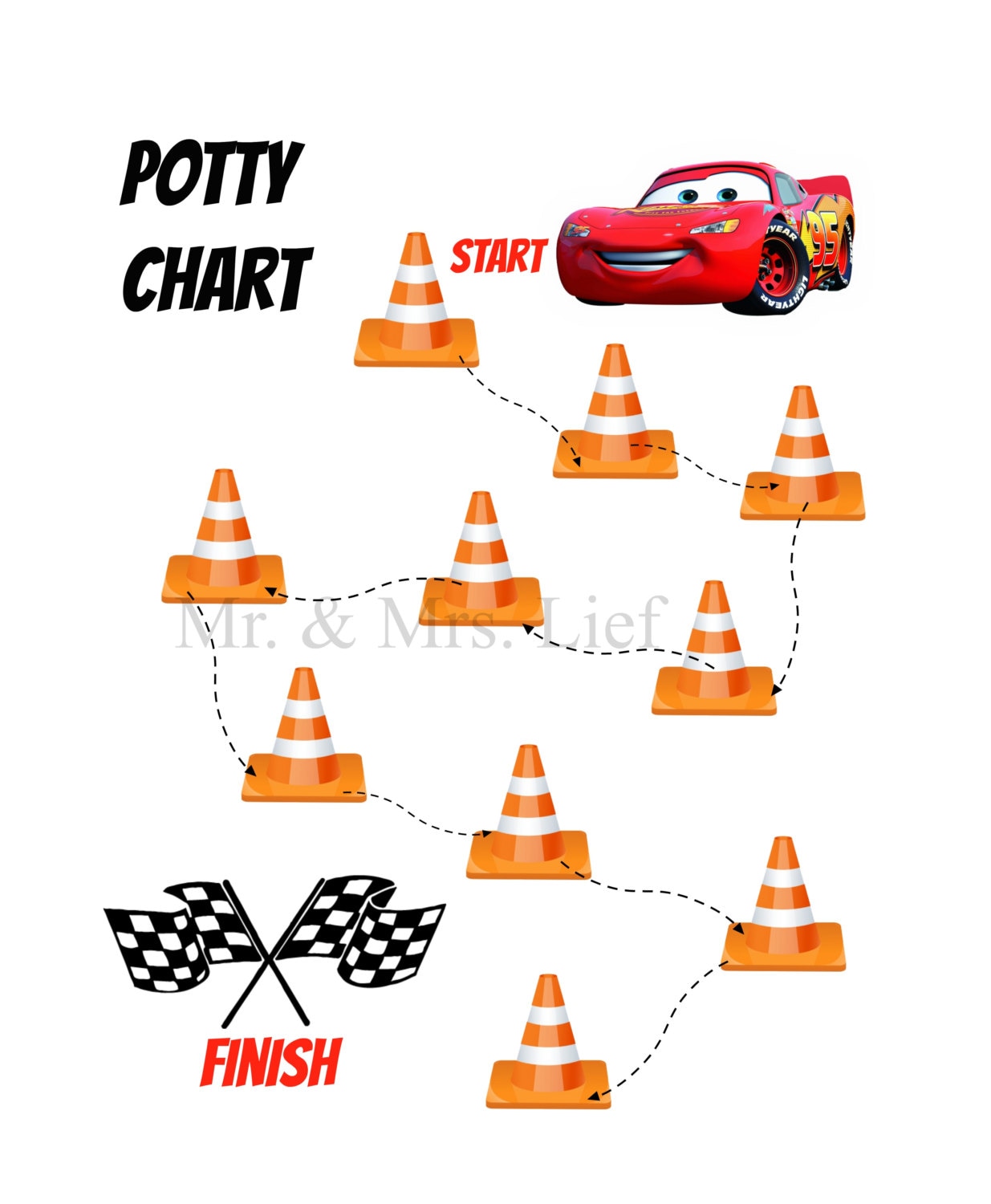 Printables Potty Chart Cars Potty Training Instant by MrLief