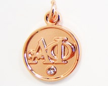 Popular items for gold alpha phi charm on Etsy