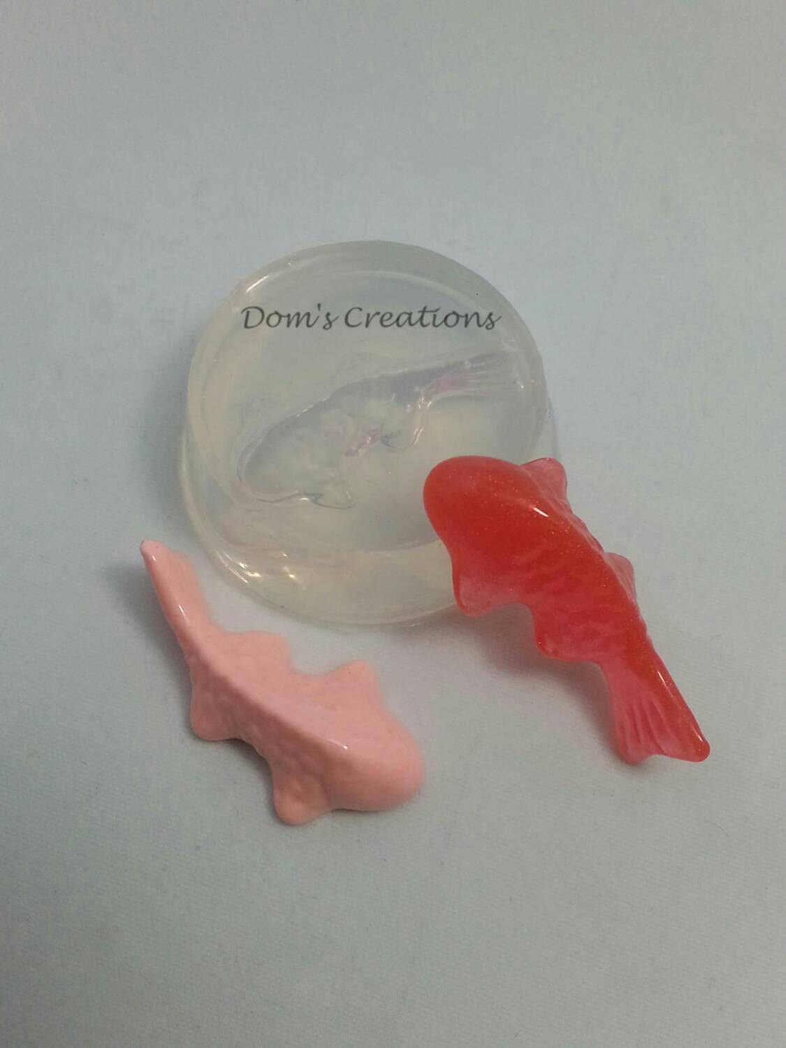 3D Koi Fish Clear Silicone Mold