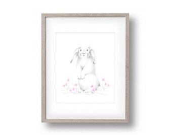 Whimsical rabbit | Etsy