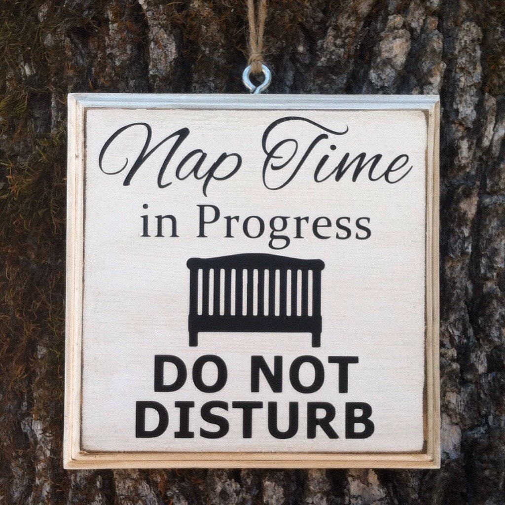 Nap Time Door Sign 25 Color Choices nap-time-door-sign-25-color-choices