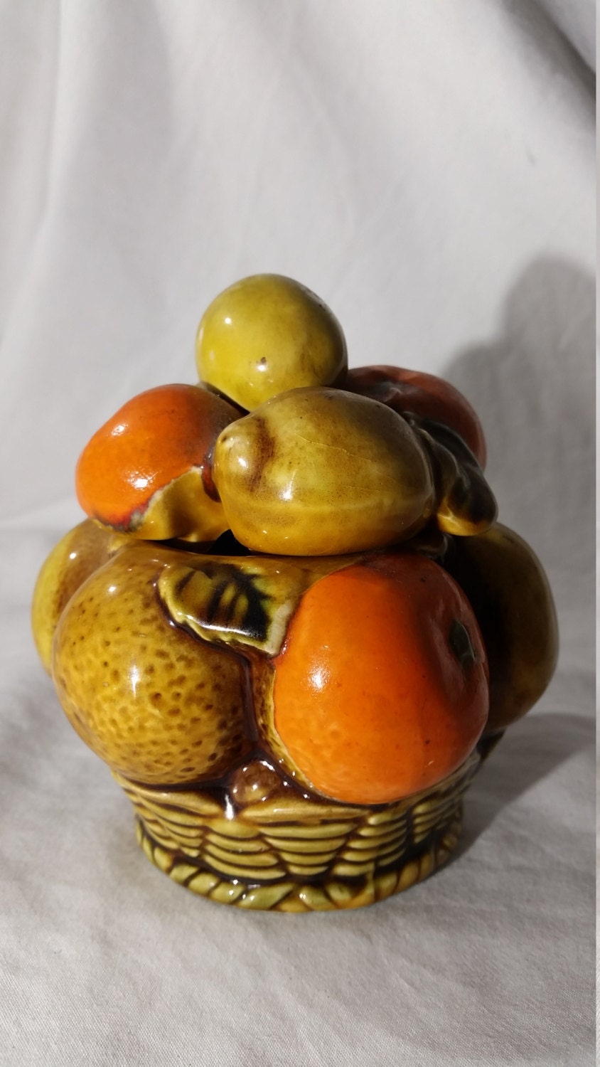 Vintage 1960s Orange Spice Sugar Dish by INARCO Ceramic Oranges and ...