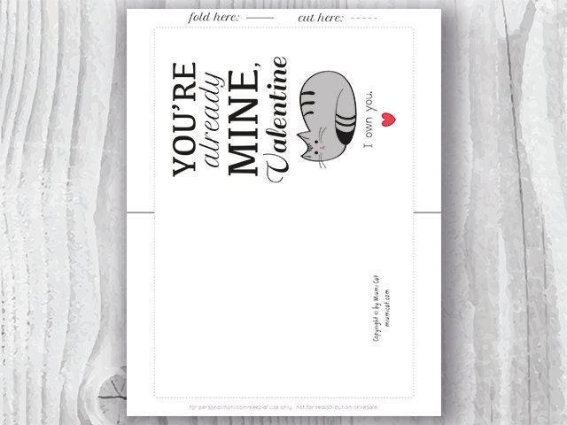 Valentines Card Funny Printable Funny Valentine's Day