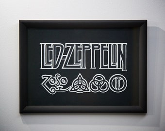 Led zeppelin logo | Etsy