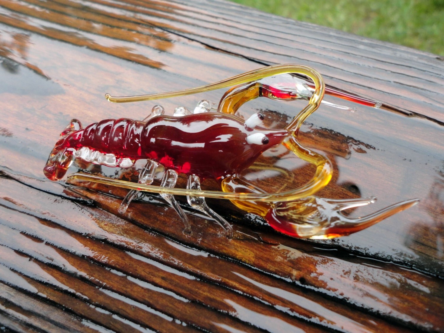 Lobster glass Miniature glass Crayfish art glass Crayfish