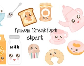 Kawaii breakfast | Etsy