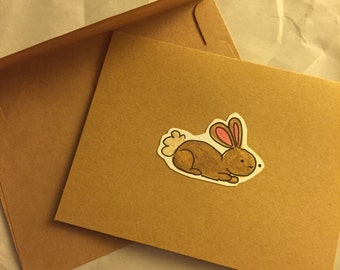 Bunny pun card | Etsy