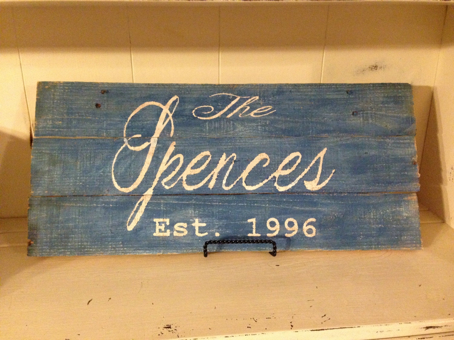 Custom Last Name Rustic Barnwood Sign by JustforYouDesigns00