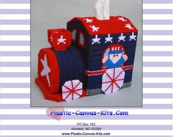 Plastic canvas train | Etsy