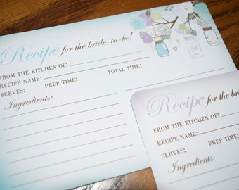 Personalized recipe cards | Etsy