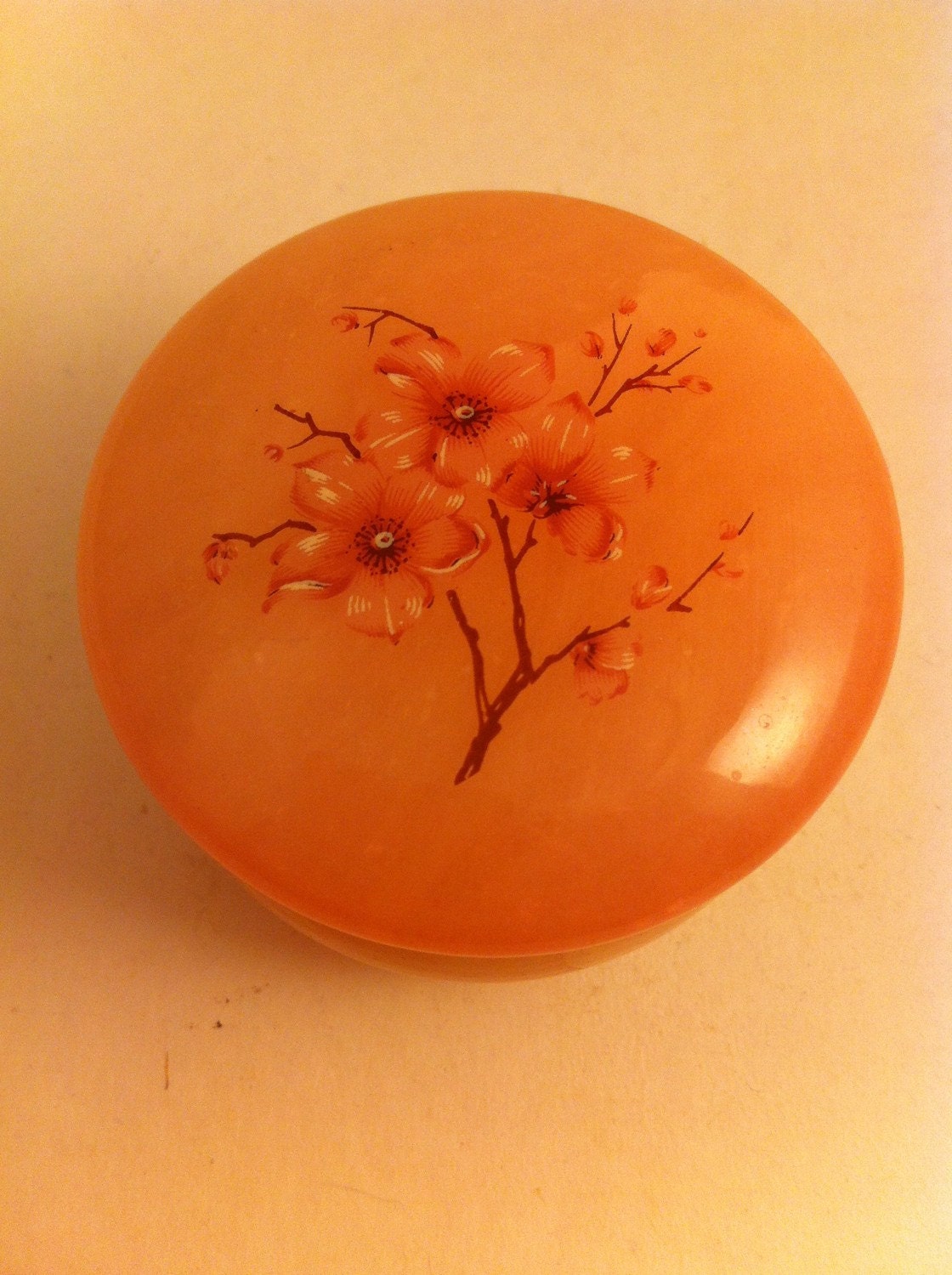 Alabaster box, genuine alabaster, trinket box, vintage jewelry box ...