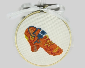 Cross stitch shoes | Etsy
