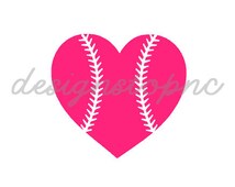 Popular items for heart baseball on Etsy