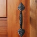 9.5 Heart Door Pull Handle Solid Cast Iron