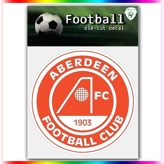 Aberdeen FC Scotland UEFA Football Logo Decal by StickerForFun