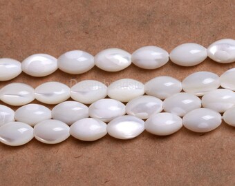 Tridacna Stone Beads Giant Clam Shell Beads Round Natural