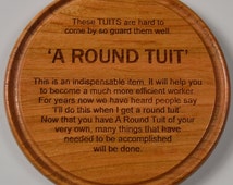 Popular items for round tuit on Etsy