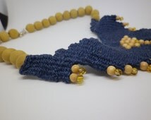 Unique loom beaded necklace related items | Etsy