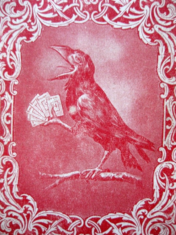 Vintage 1910 Red Rook Cards Scary for Halloween Cards Set of