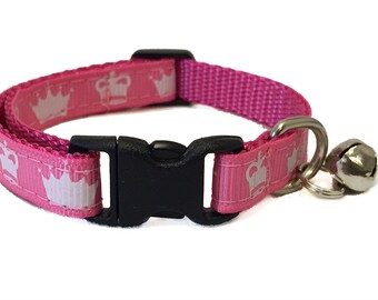 Personalized Reflective Safety Cat Collar/ Breakaway Collar/