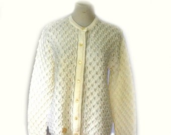 Pointelle cardigan | Etsy