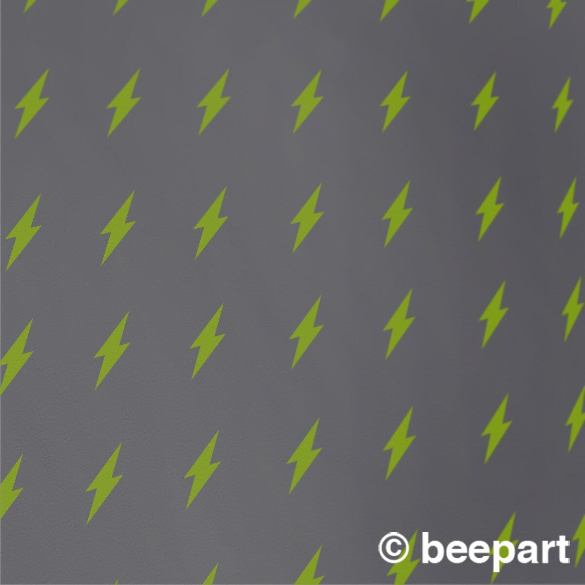 lightning bolt vinyl wall decal set, lightning pattern stickers ...