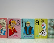 Unique frozen alphabet related items | Etsy