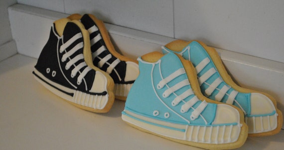 Sneakers Sugar Decorated Cookies