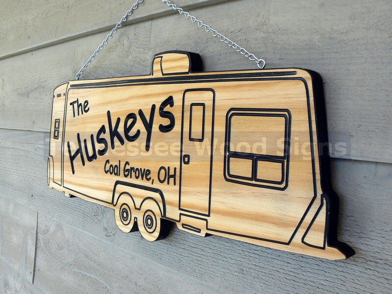 Personalized RV Camper Signs This is a TRAVEL TRAILER Camper