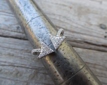 Popular items for double arrow ring on Etsy