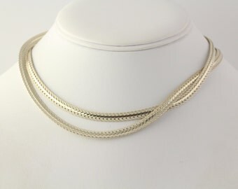 Omega chain necklace | Etsy