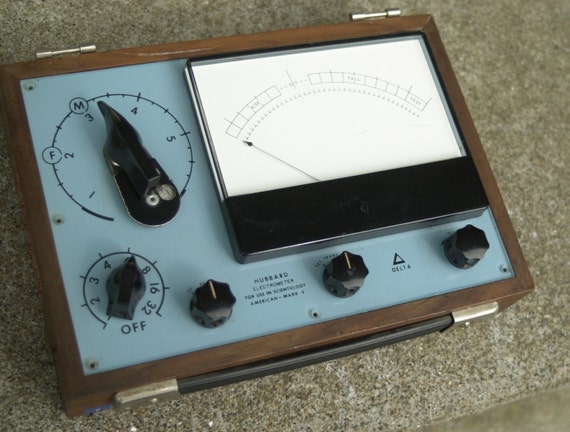 Vintage Hubbard E-meter Electrometer Emeter Dianetics