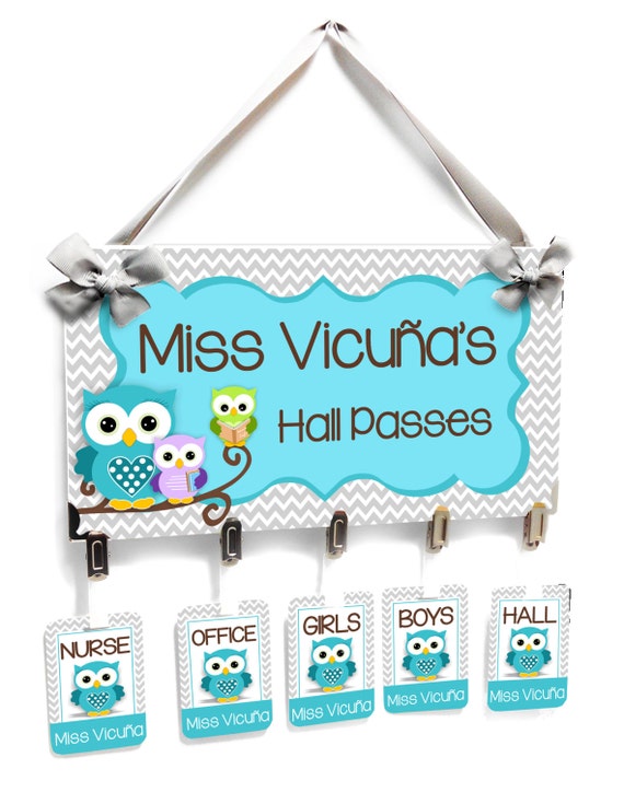 School Hall Pass Clip Art