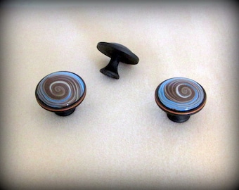 Polymer clay knobs | Etsy