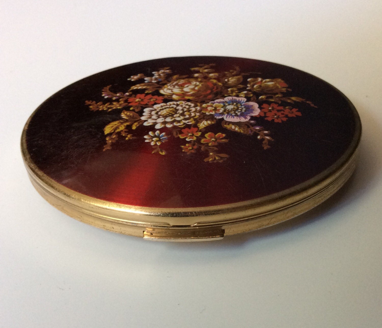 Vintage Red Enamel Stratton Powder Compact – Haute Juice